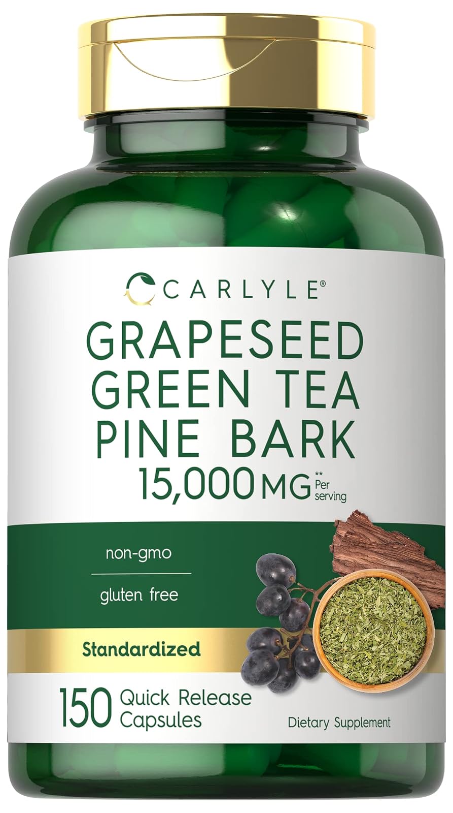 Carlyle green tea antioxidant capsules