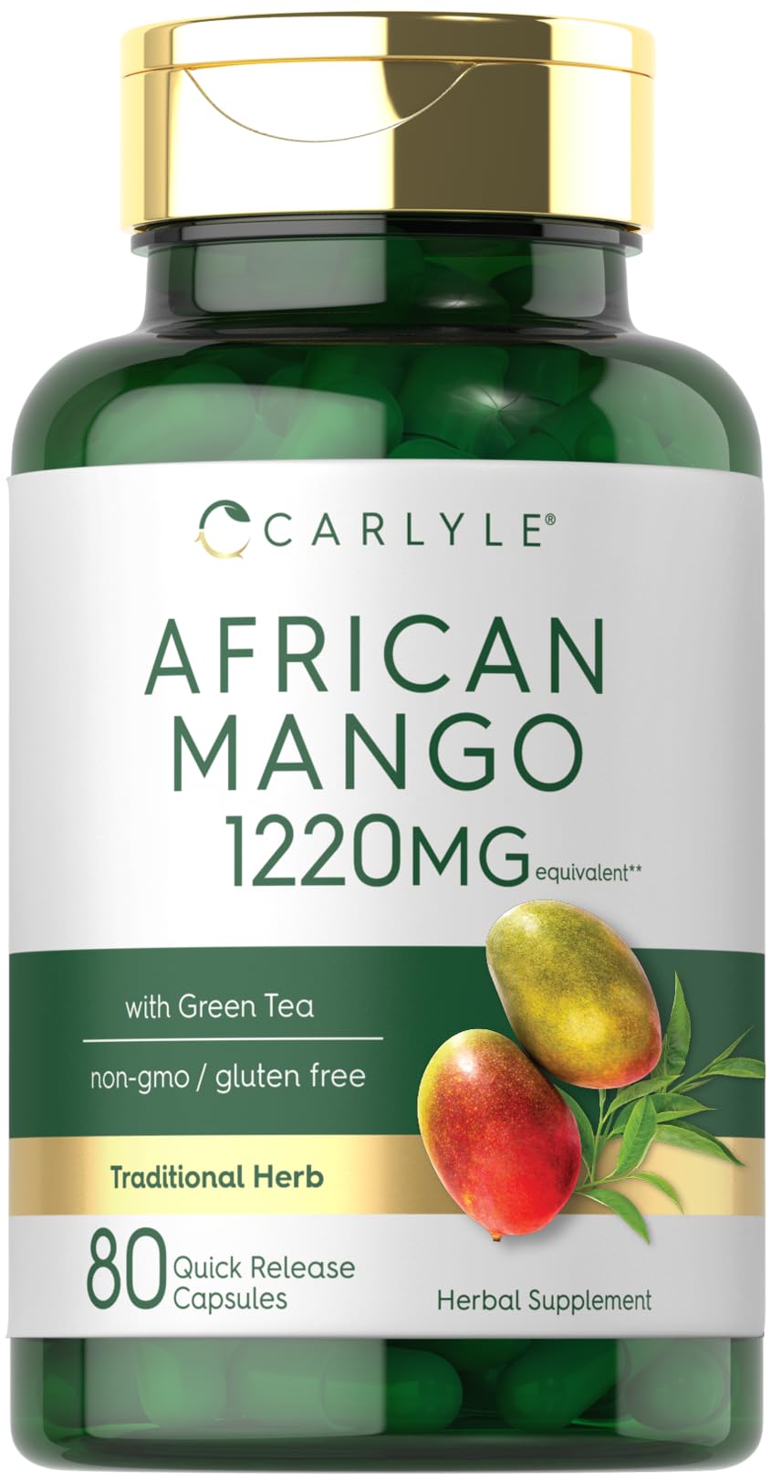 Carlyle green tea supplement capsules