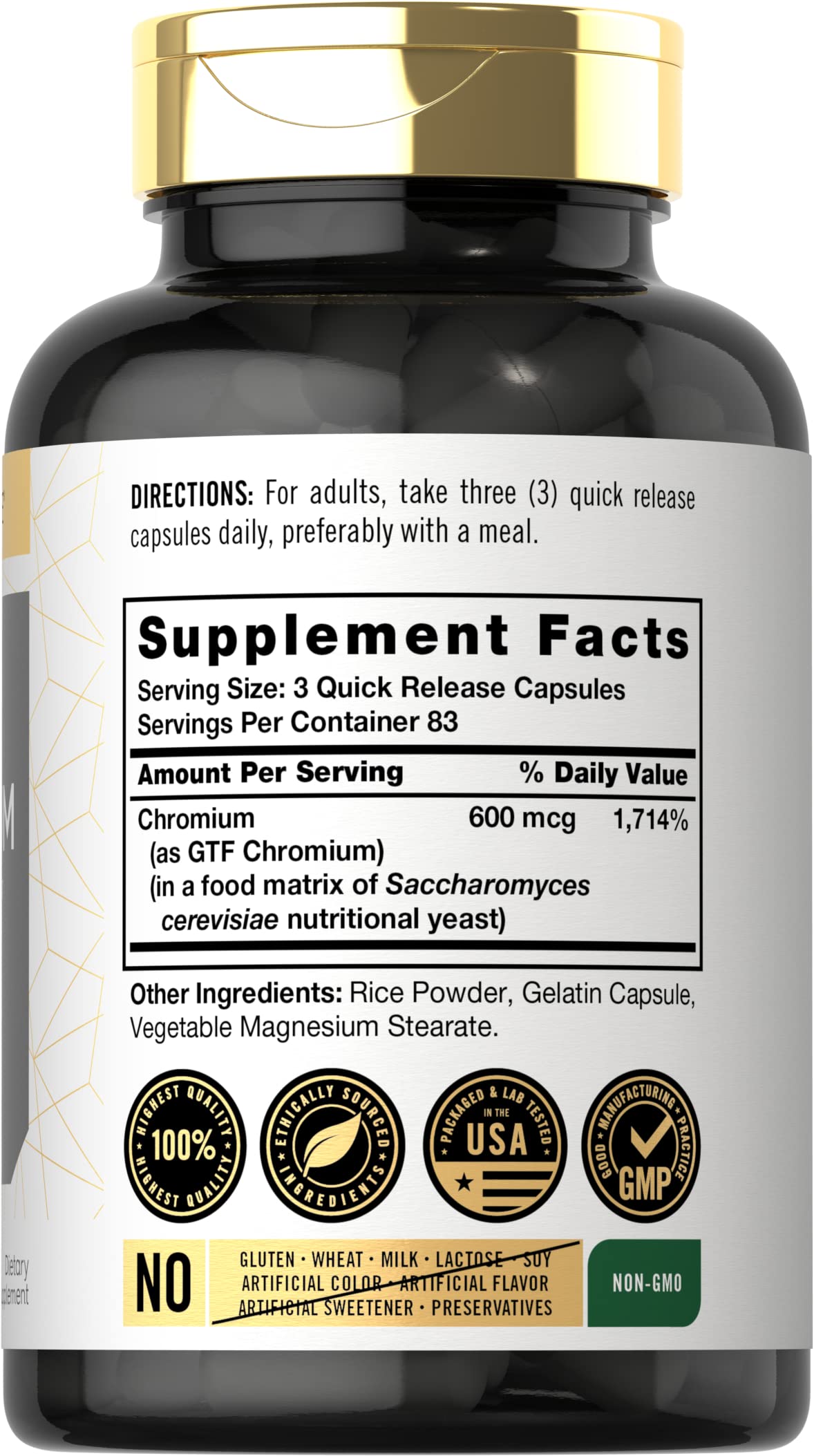 Carlyle GTF chromium for blood sugar balance