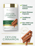 Carlyle herbal Ceylon cinnamon capsules