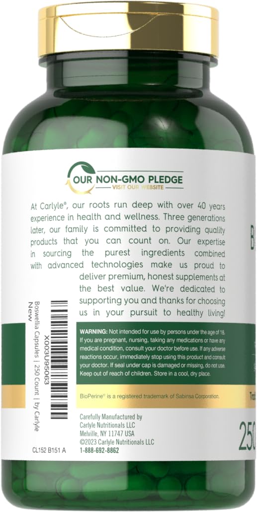Carlyle herbal supplement for inflammation