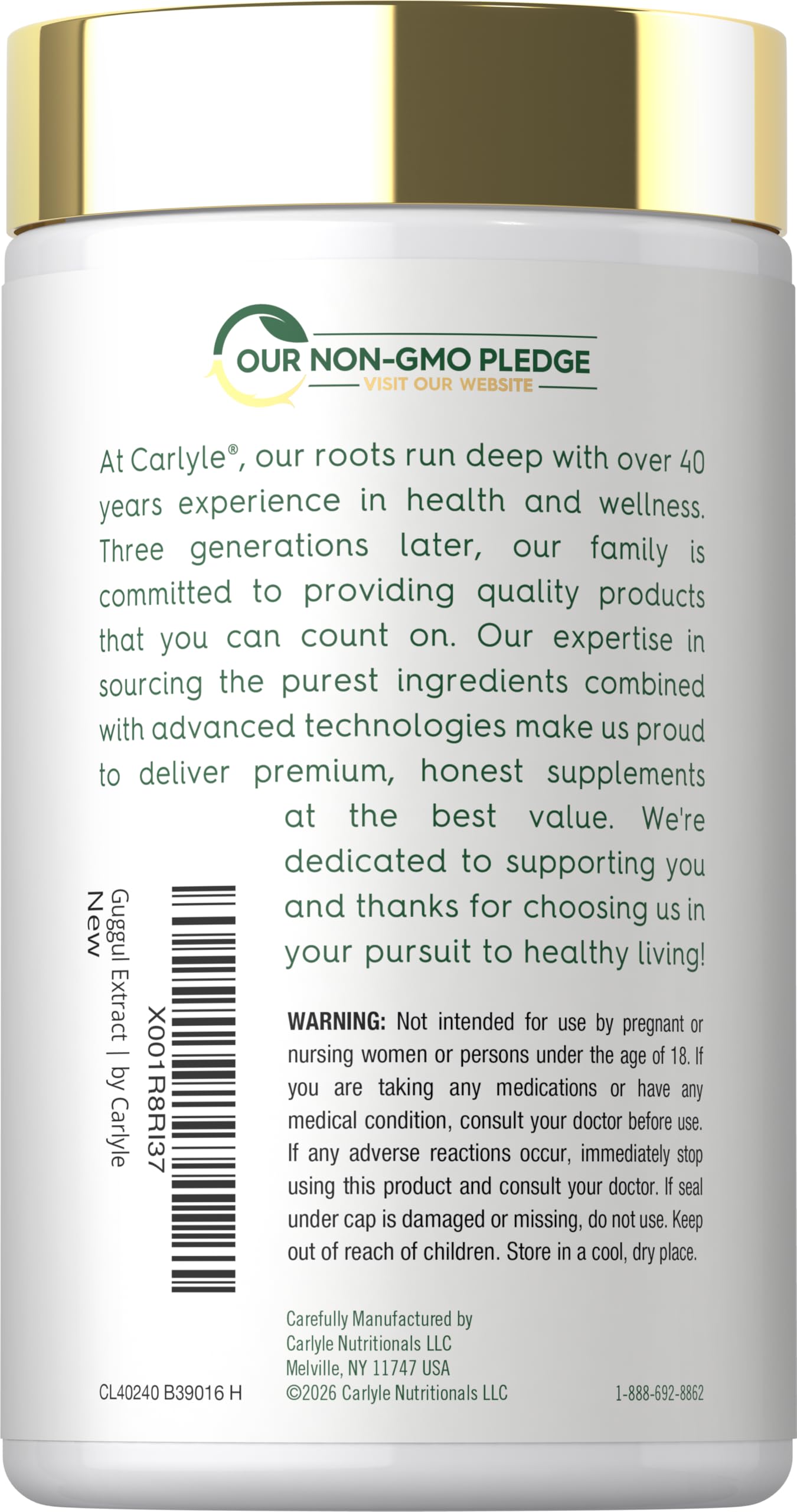 Carlyle herbal supplements for health