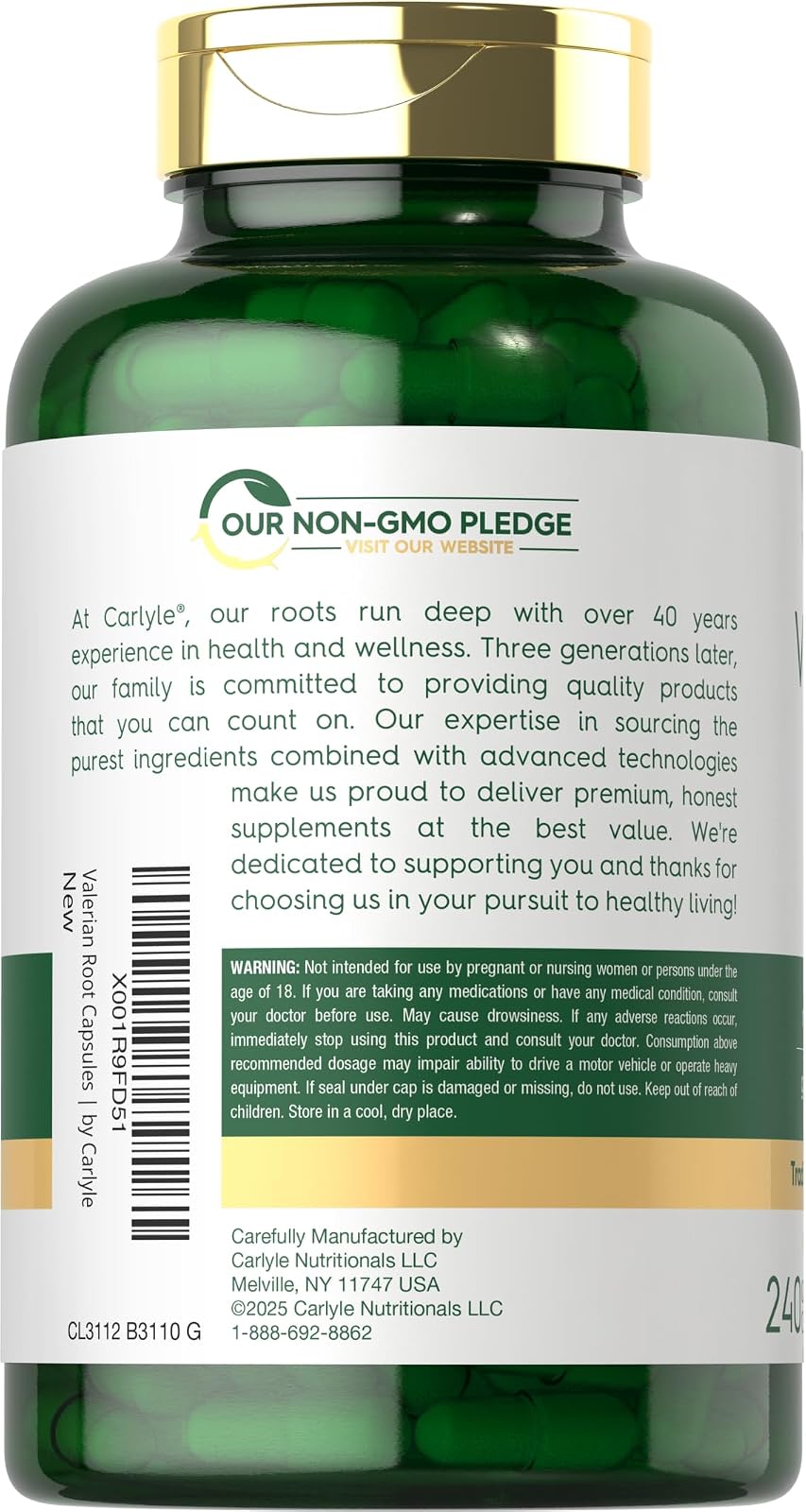 Carlyle herbal valerian root benefits