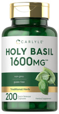 Carlyle Holy Basil Leaf Extract capsules