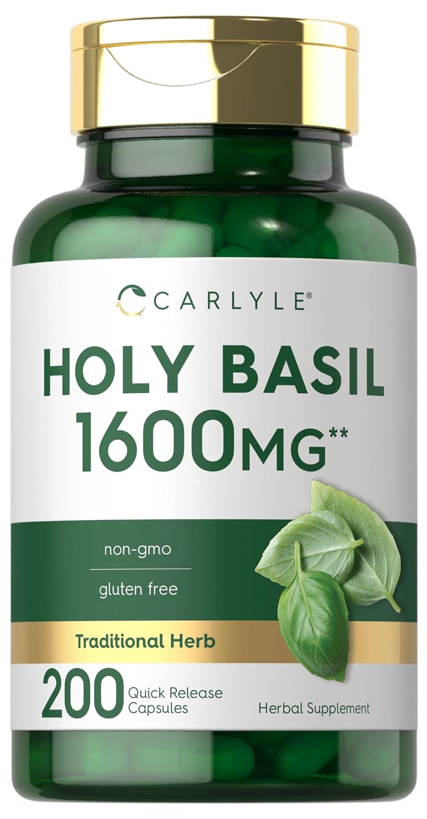 Carlyle Holy Basil Leaf Extract capsules