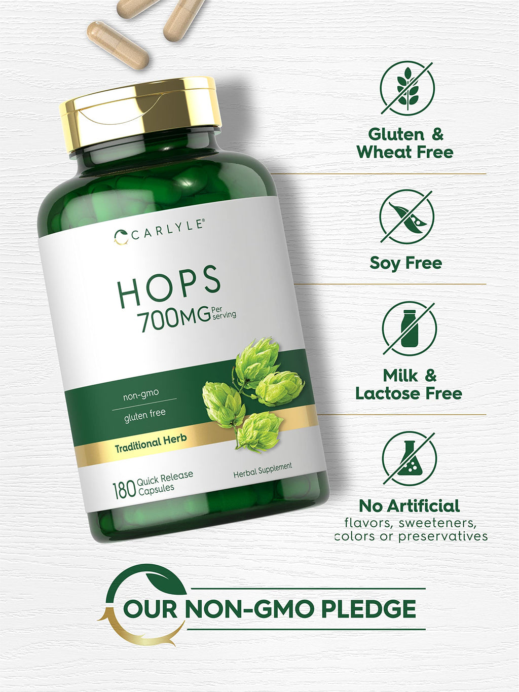 Carlyle Hops Supplement for stress relief