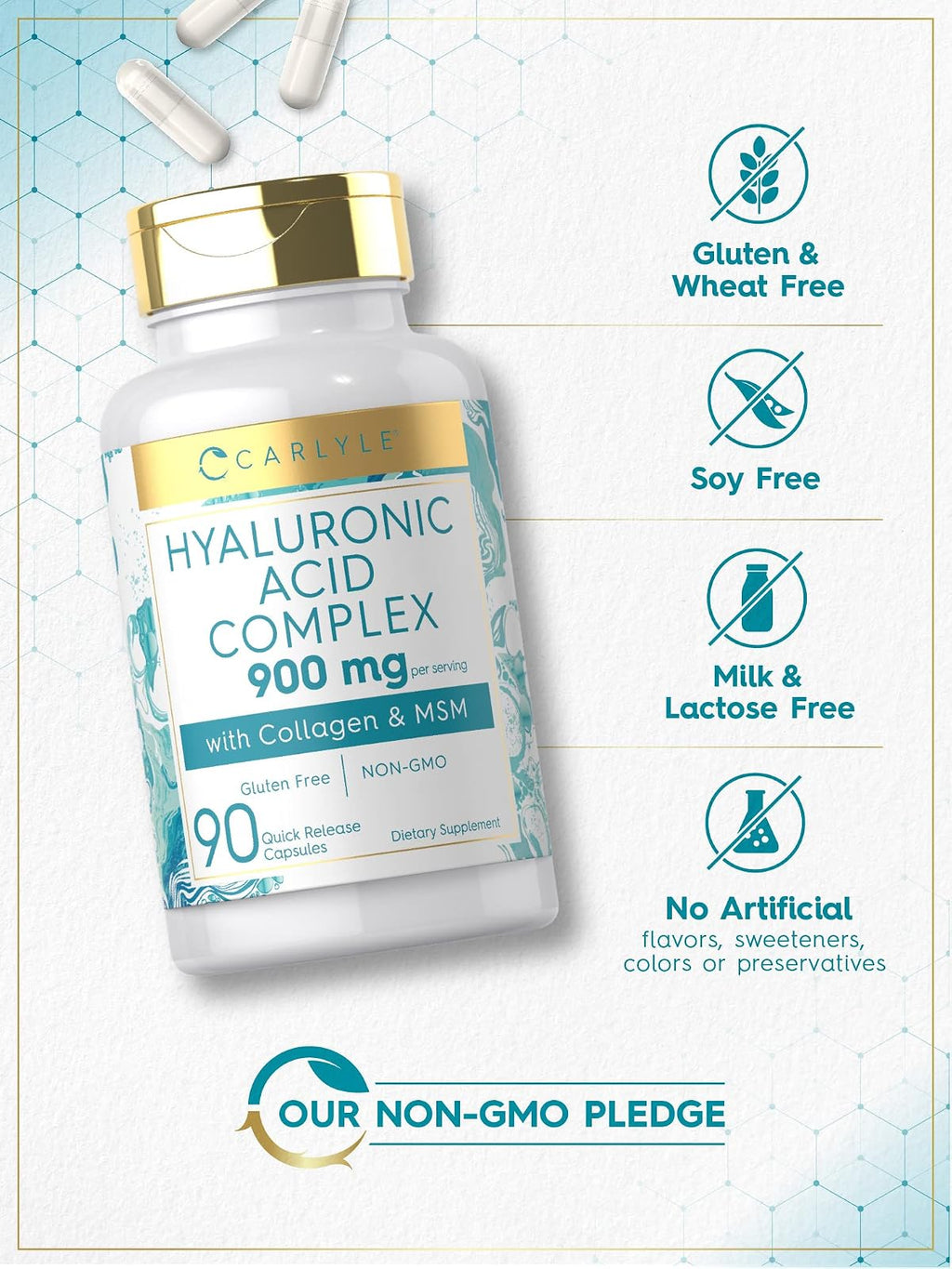 Carlyle hyaluronic acid for joint support