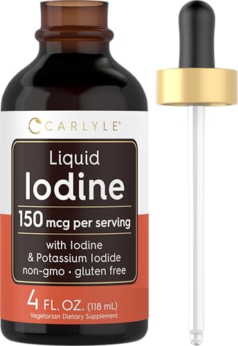 Carlyle iodine drops for thyroid health