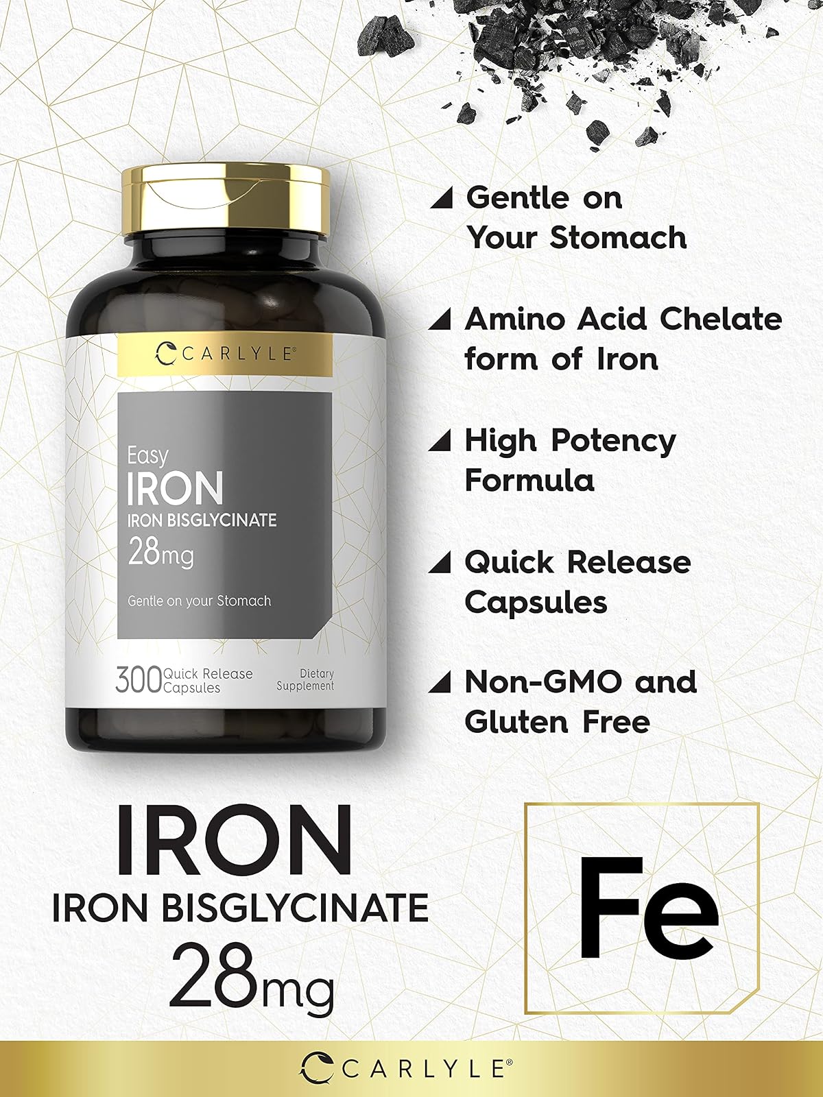 Carlyle iron capsules for energy