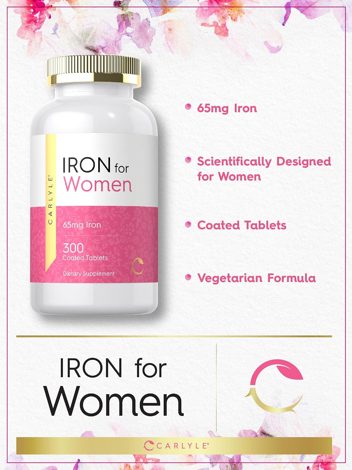 Carlyle iron coated tablets