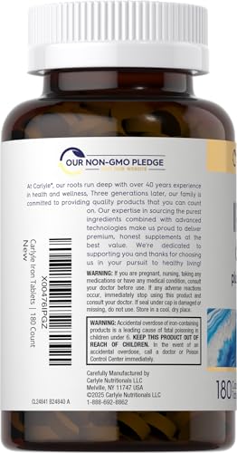 Carlyle iron for better absorption