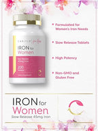 Carlyle iron tablets for energy
