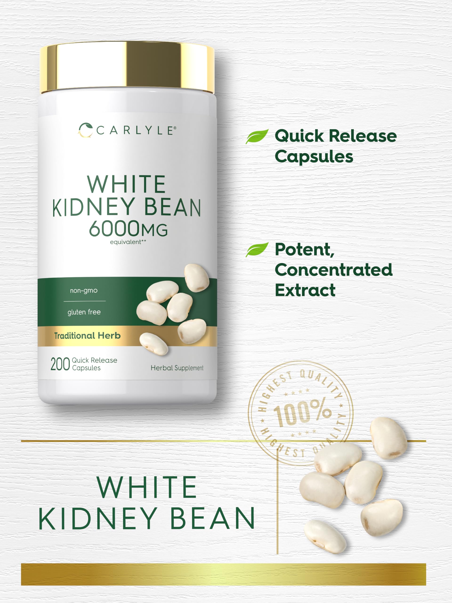 Carlyle kidney beans in blended supplements