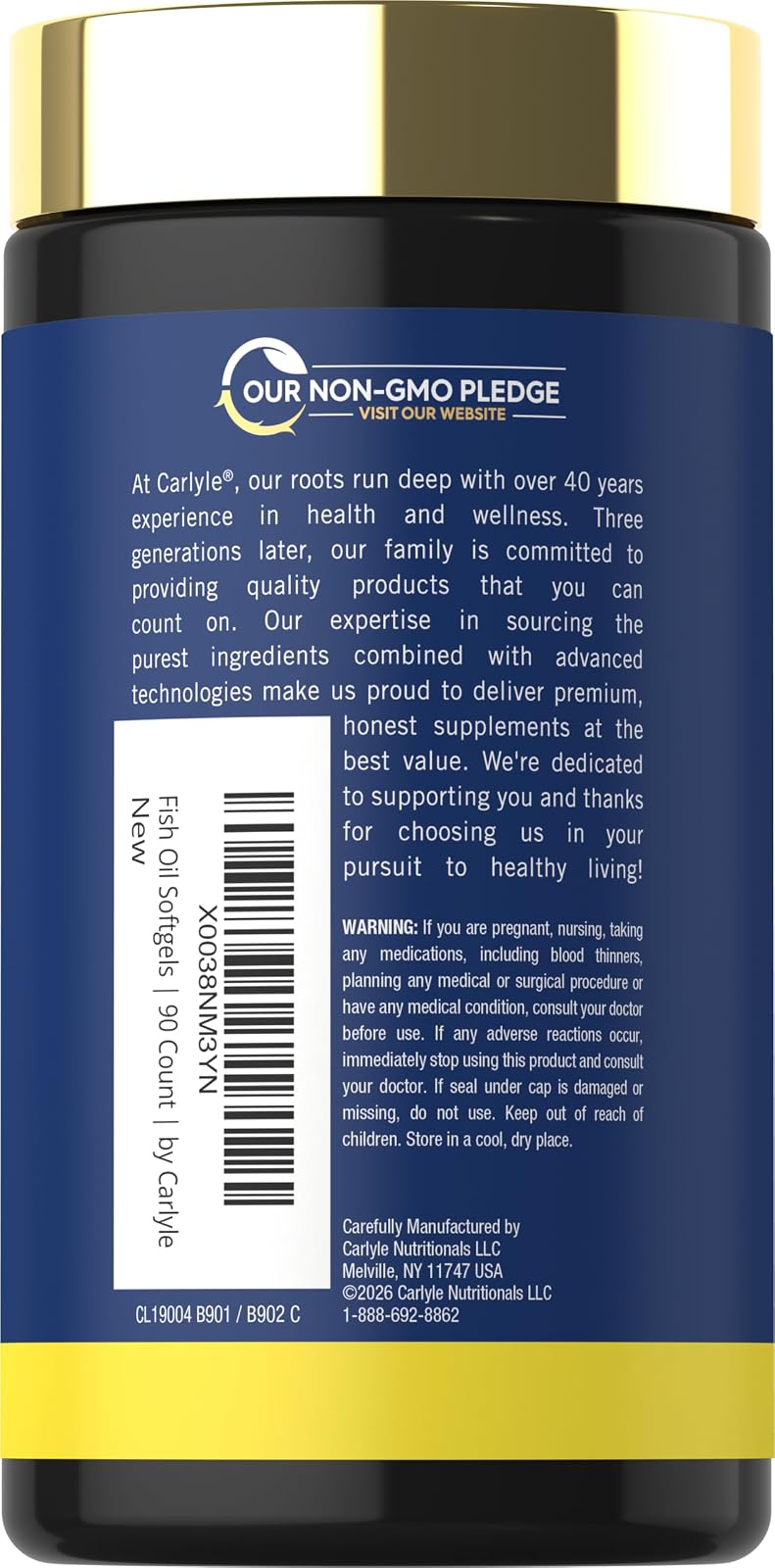 Carlyle kids omega 3 supplement