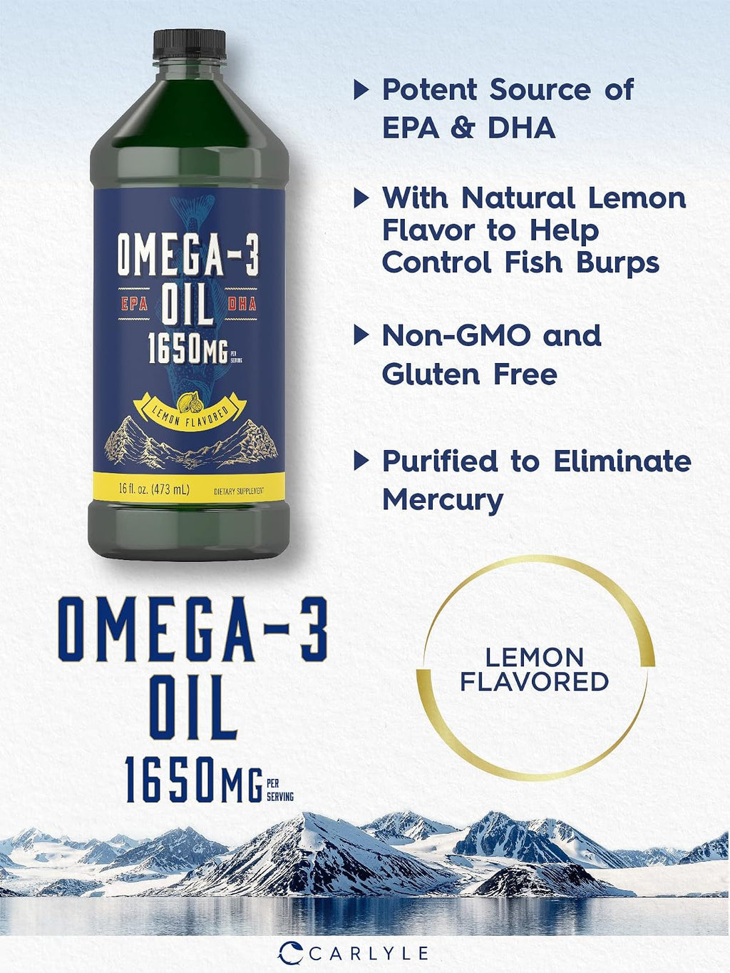 Carlyle kids omega 3 supplement