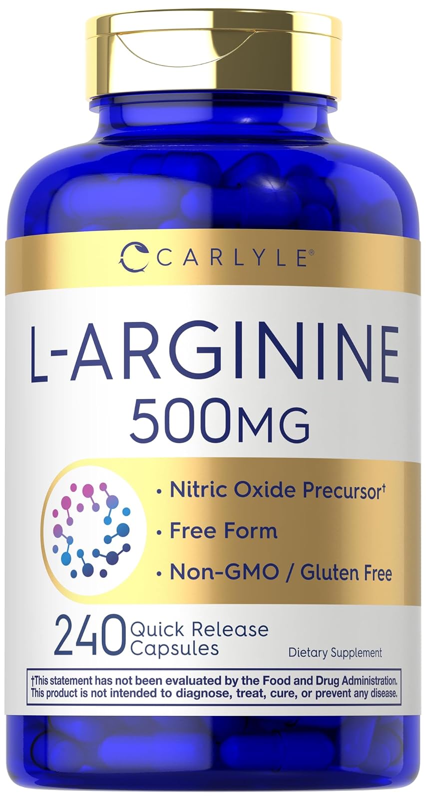 Carlyle l-arginine 500 mg capsules