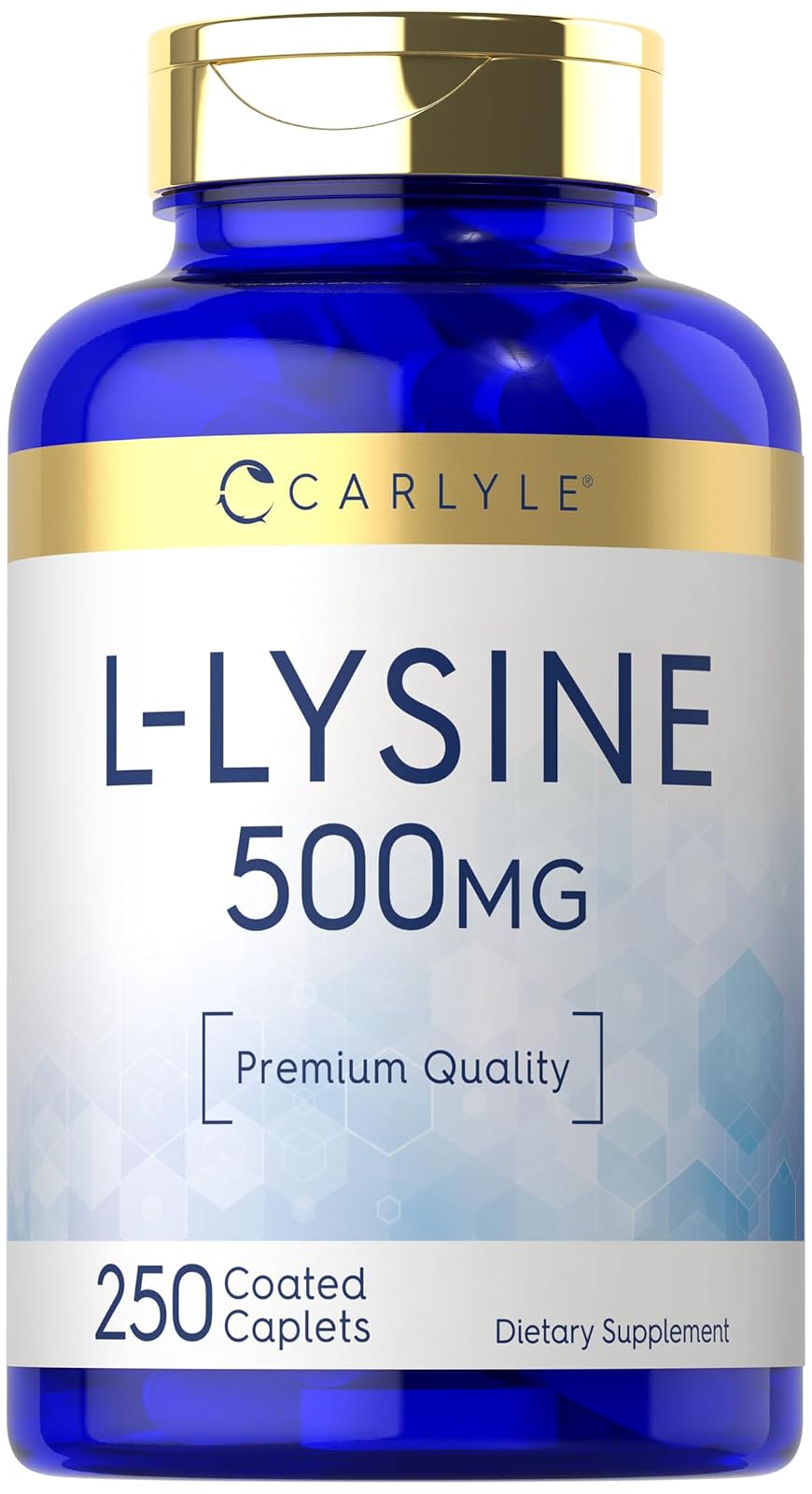 Carlyle l-lysine 500 mg caplets