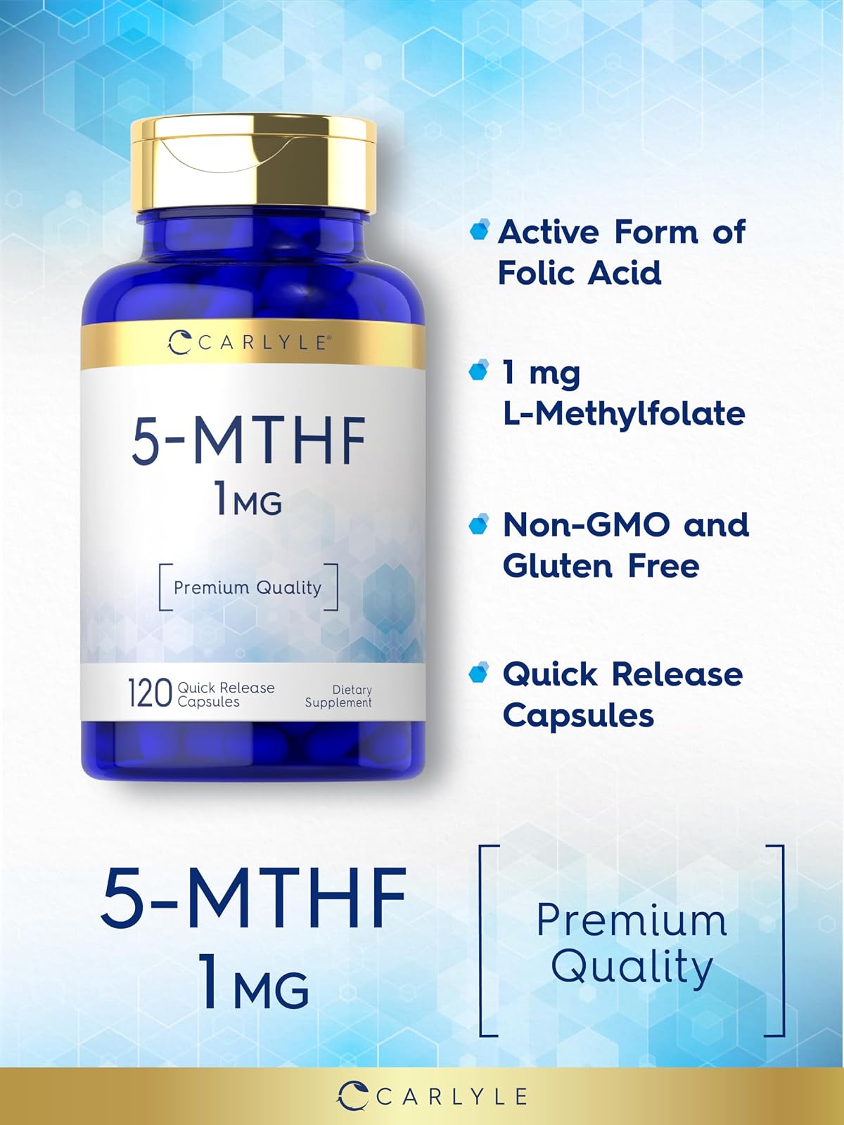 Carlyle L Methylfolate for mood support