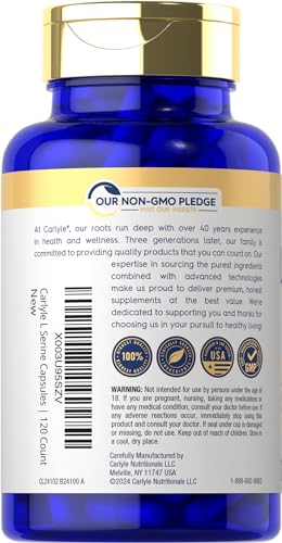 Carlyle L-Serine capsules for mood enhancement