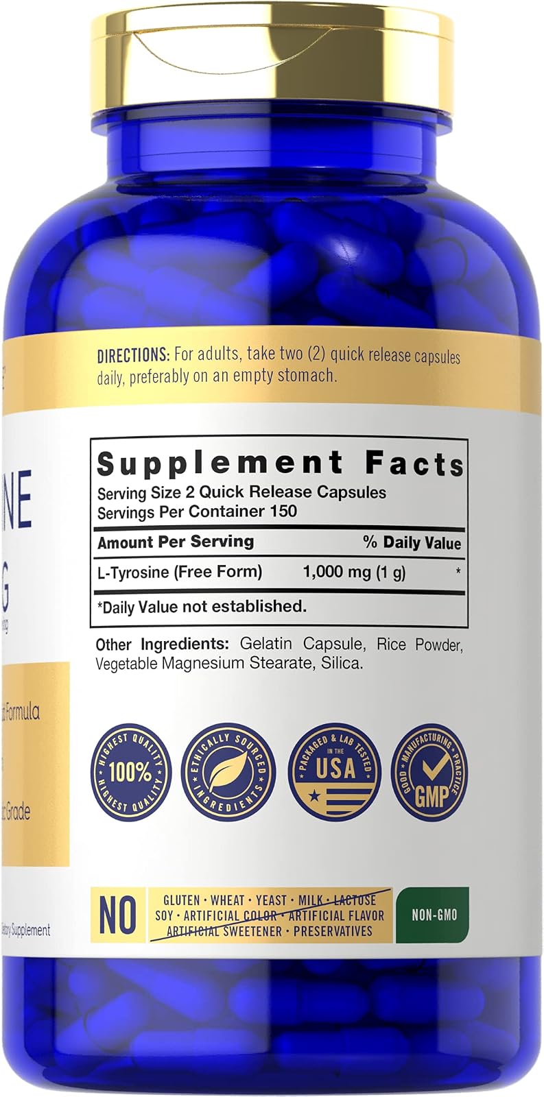 Carlyle l-tyrosine for stress relief