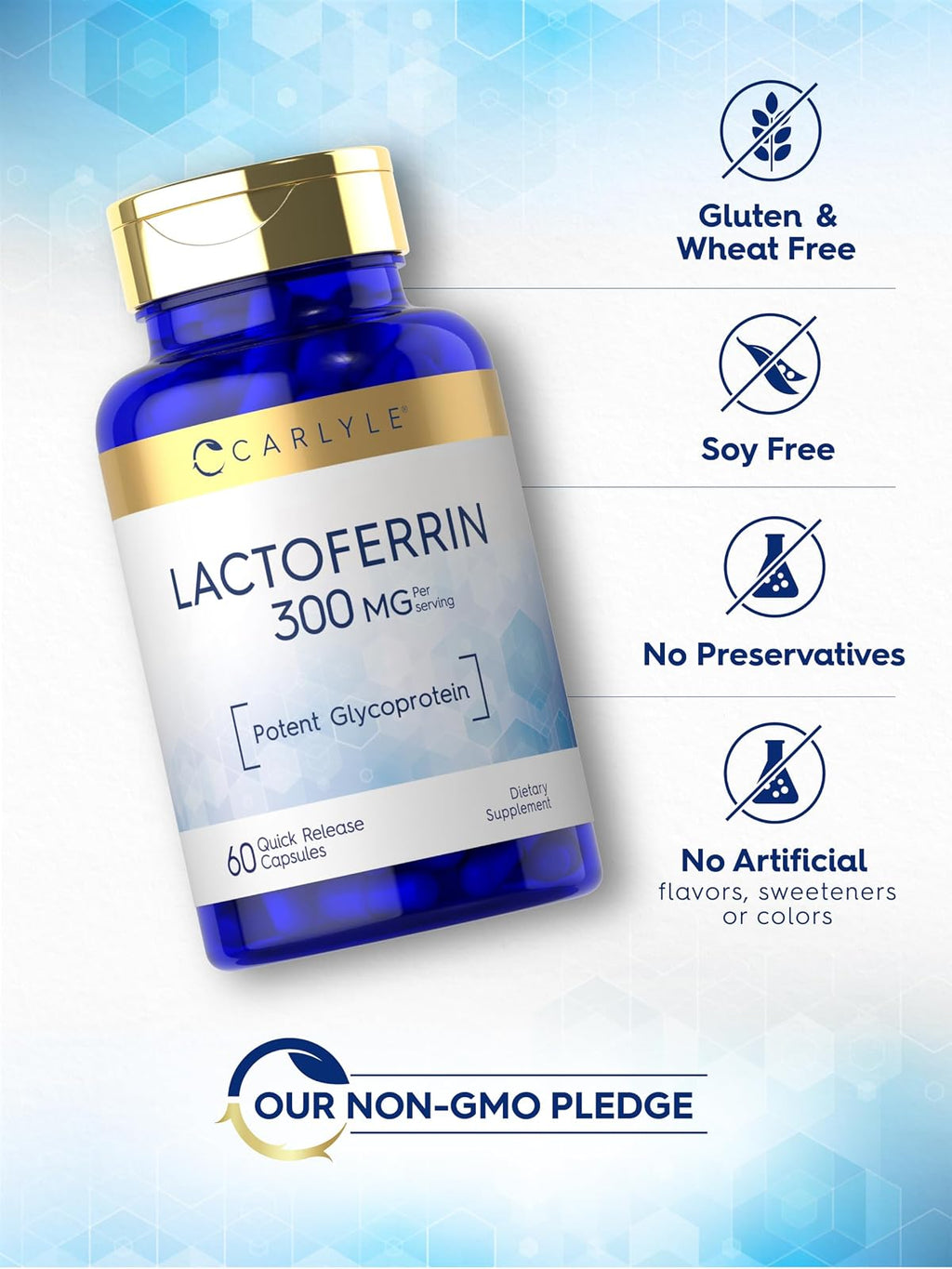 Carlyle Lactoferrin gummy multivitamin for taste