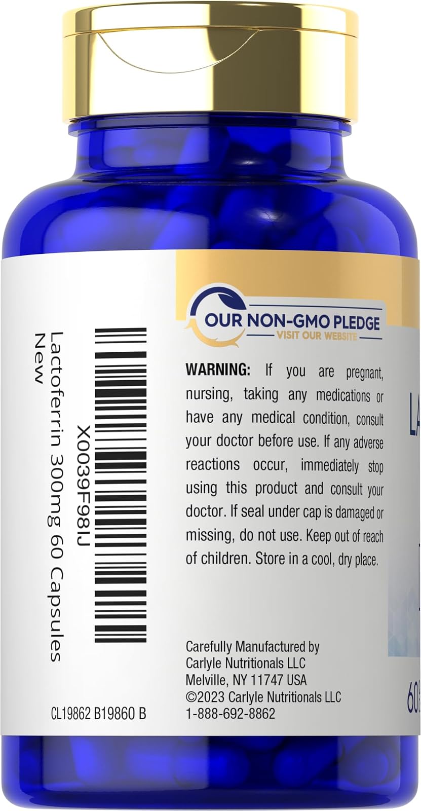 Carlyle Lactoferrin multivitamin for men energy