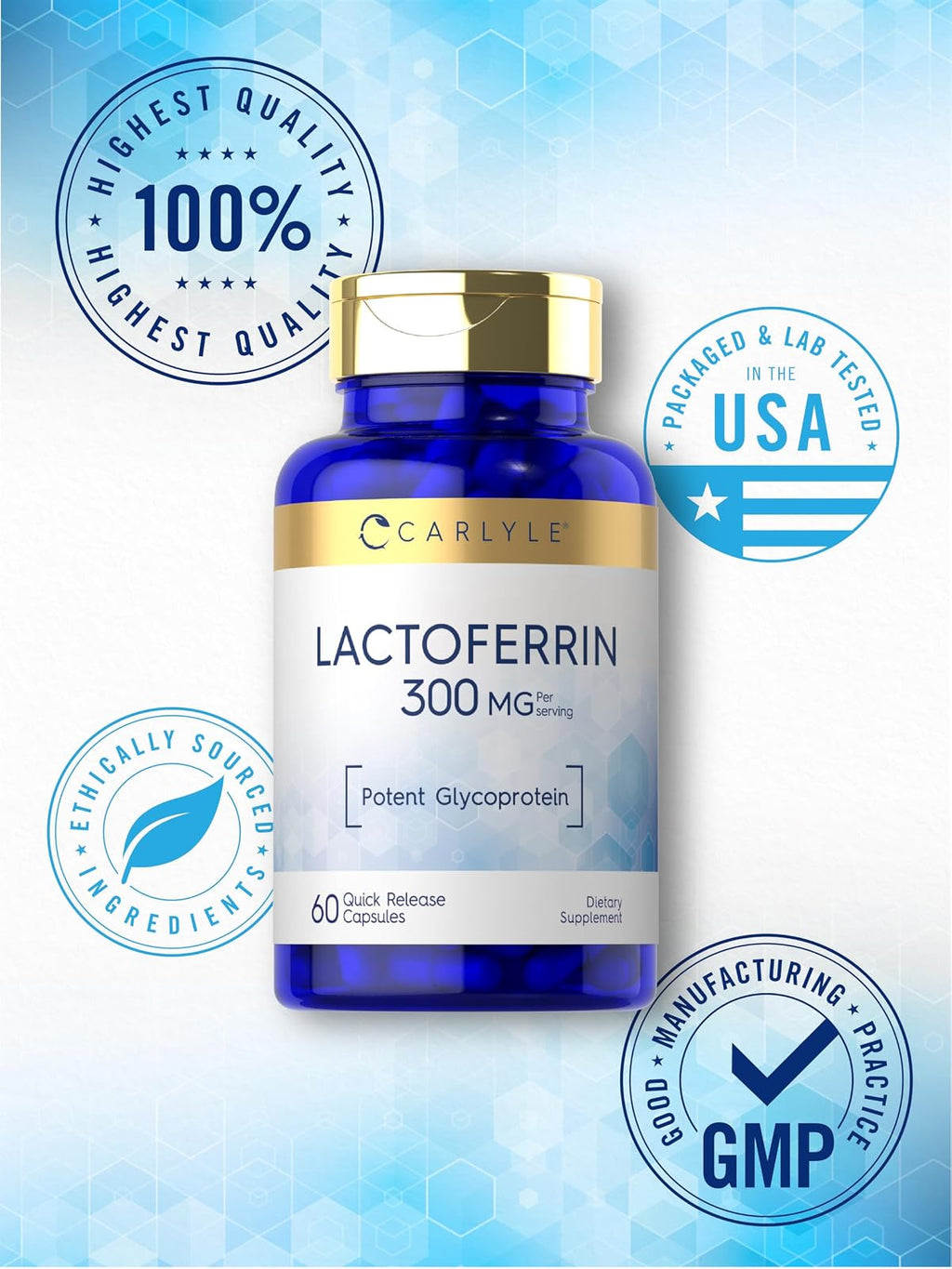 Carlyle Lactoferrin whole food multivitamin source