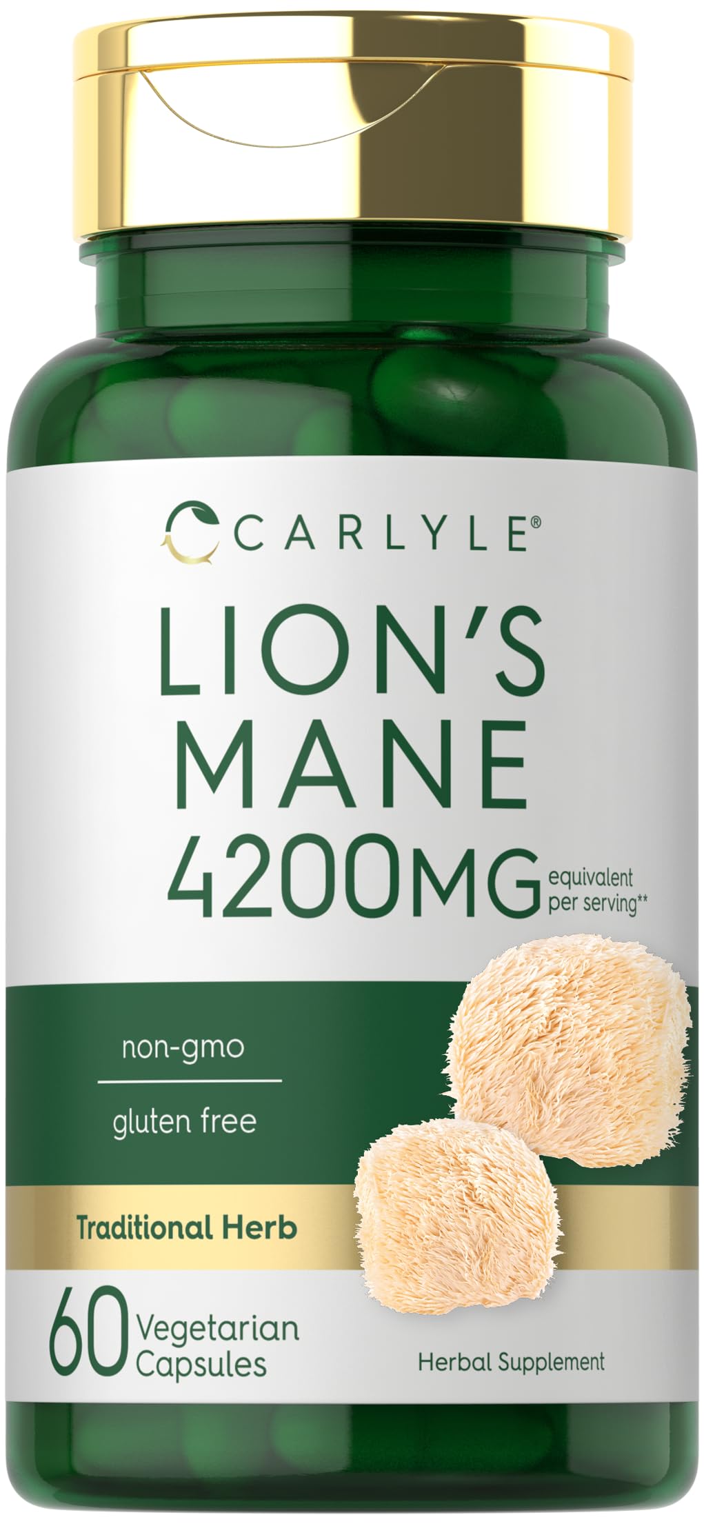 Carlyle Lions Mane mushroom capsules