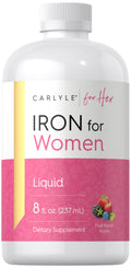 Carlyle liquid iron supplement for women