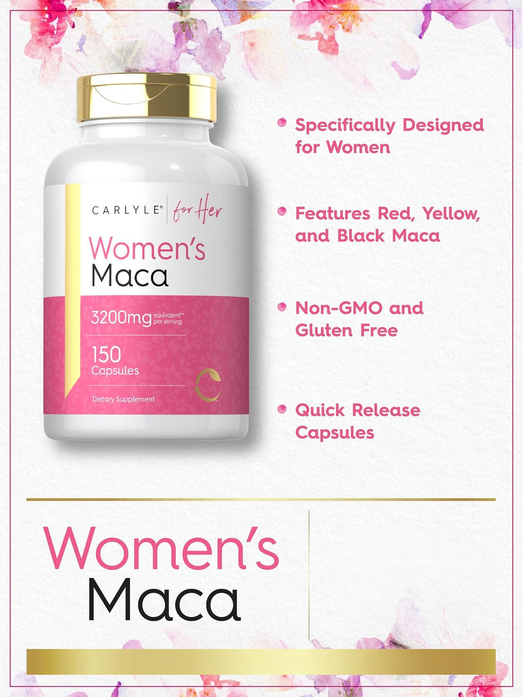 Carlyle Maca Root supplement for men