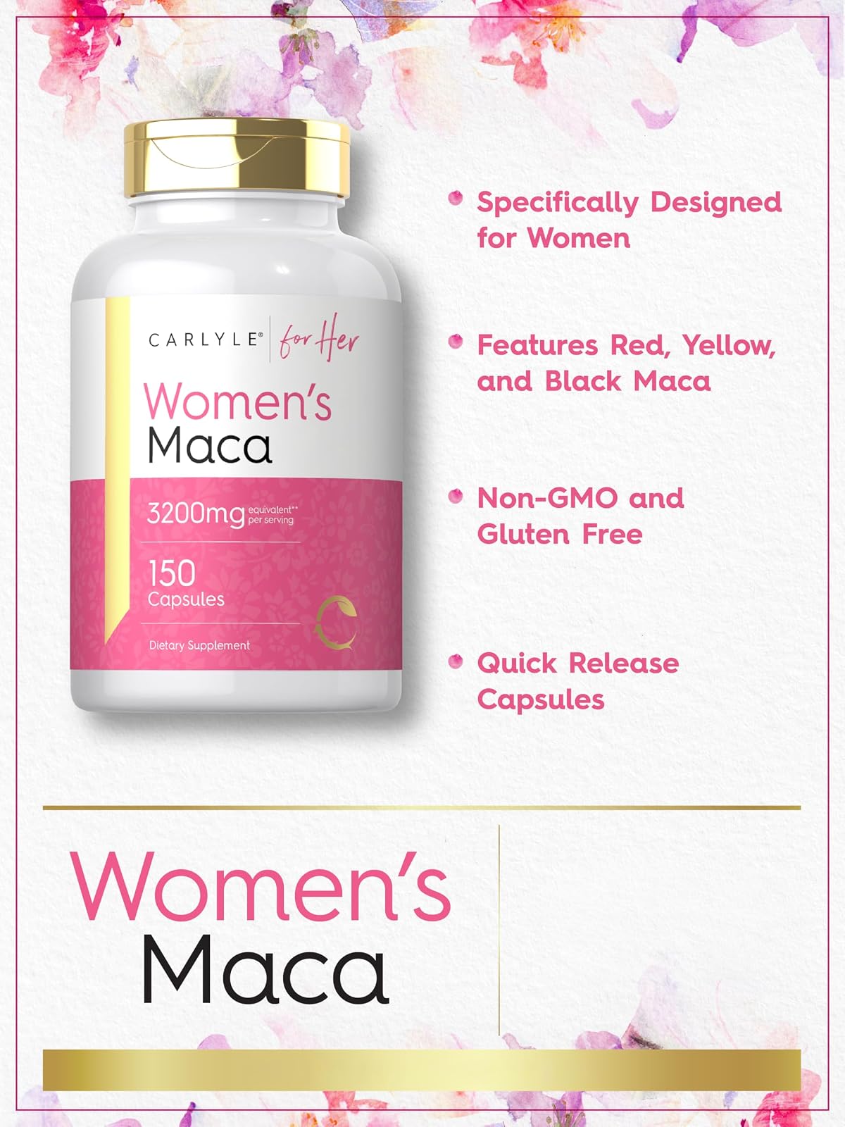 Carlyle Maca Root supplement for men