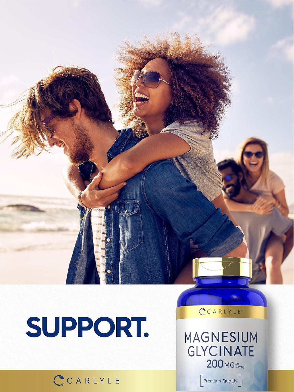 Carlyle magnesium capsules for daily wellness