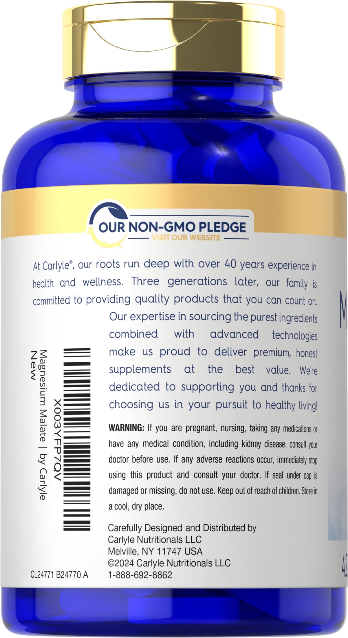 Carlyle magnesium for muscle support