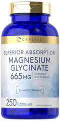 Carlyle magnesium glycinate capsules for relaxation