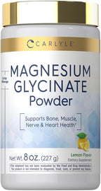 Carlyle magnesium glycinate powder benefits