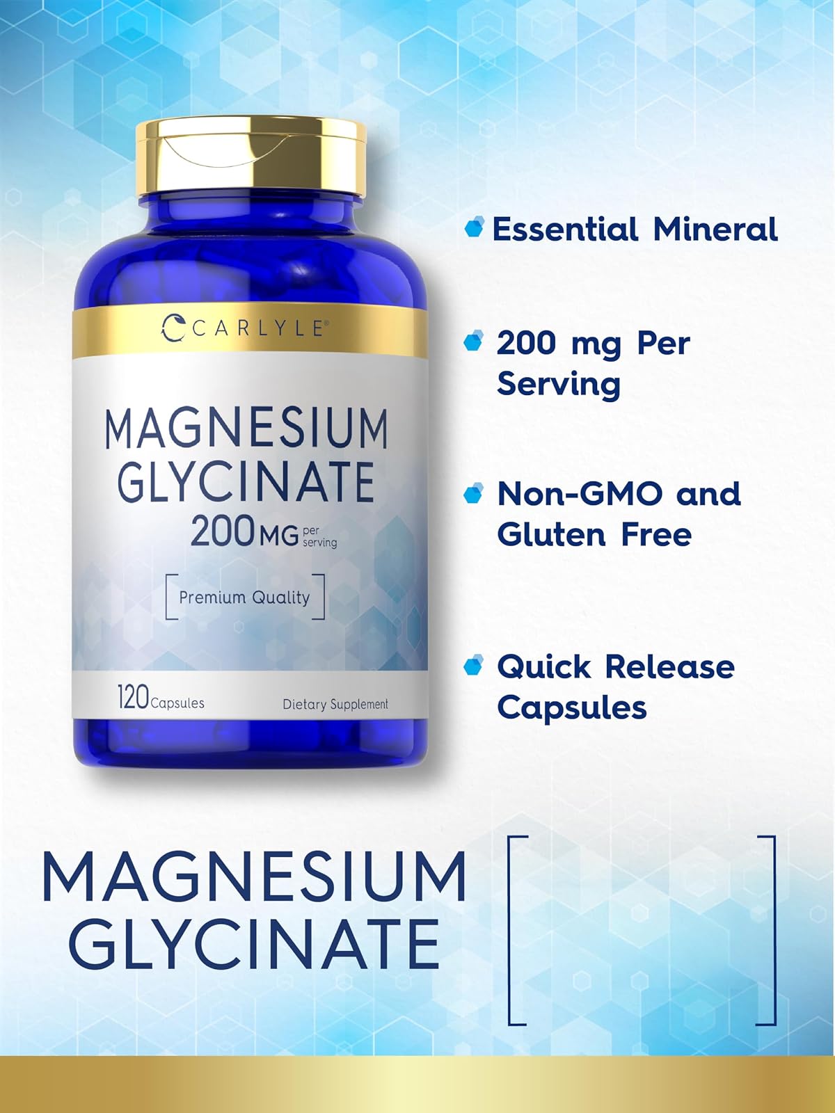 Carlyle magnesium supplement for relaxation