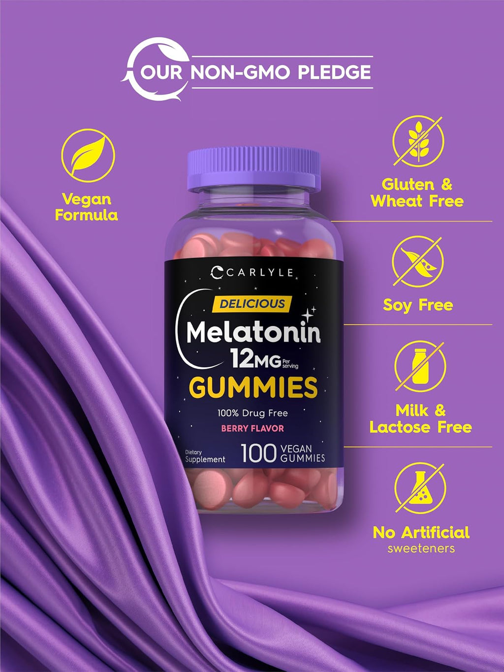 Carlyle melatonin 10mg for better sleep