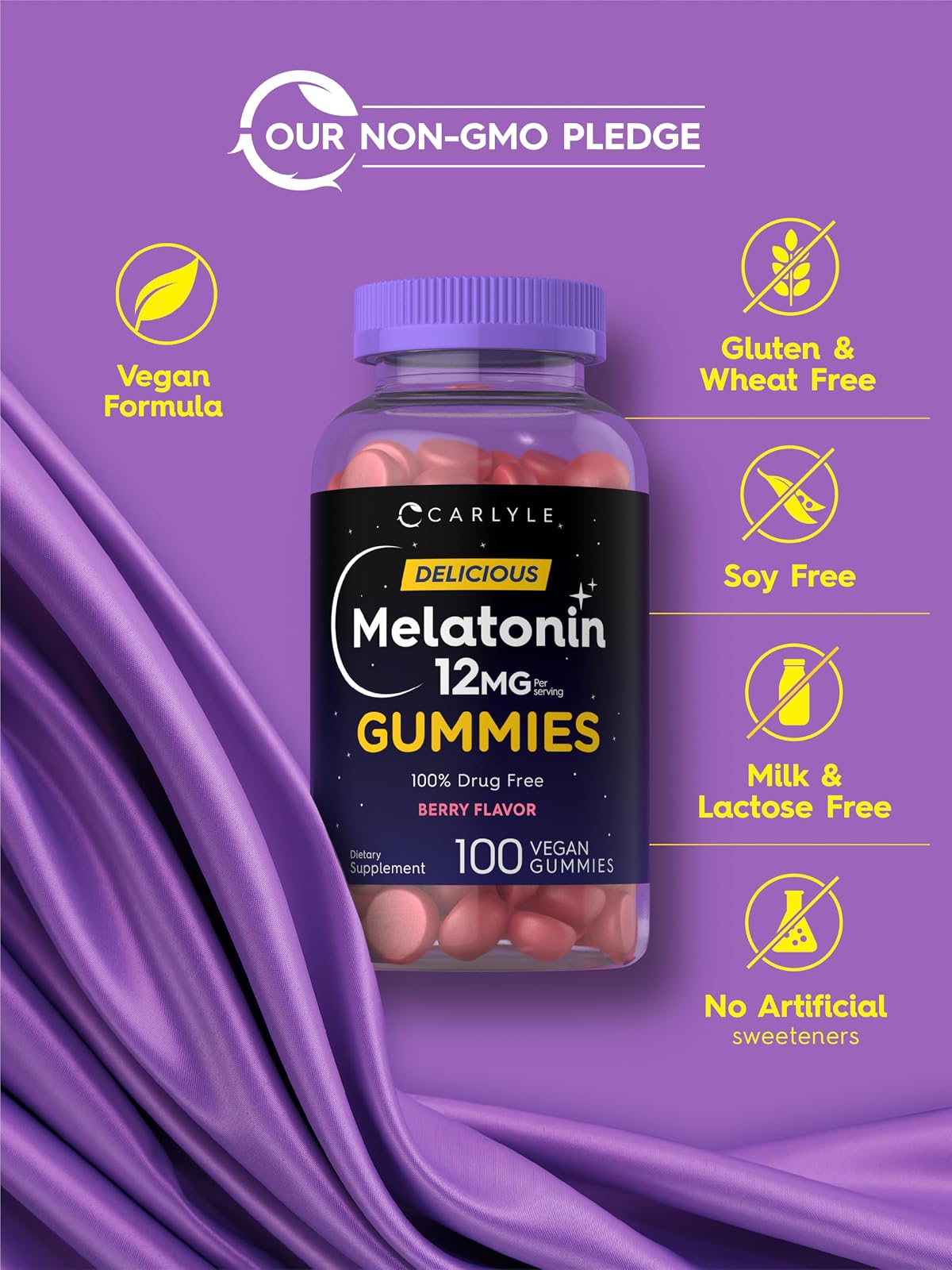 Carlyle melatonin 10mg for better sleep