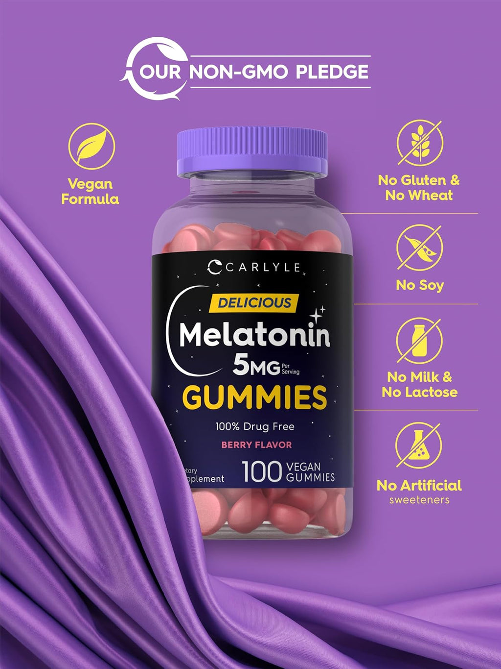 Carlyle melatonin 10mg for better sleep