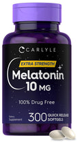 Carlyle melatonin 10mg softgels for sleep