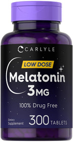 Carlyle melatonin 3 mg tablets for sleep