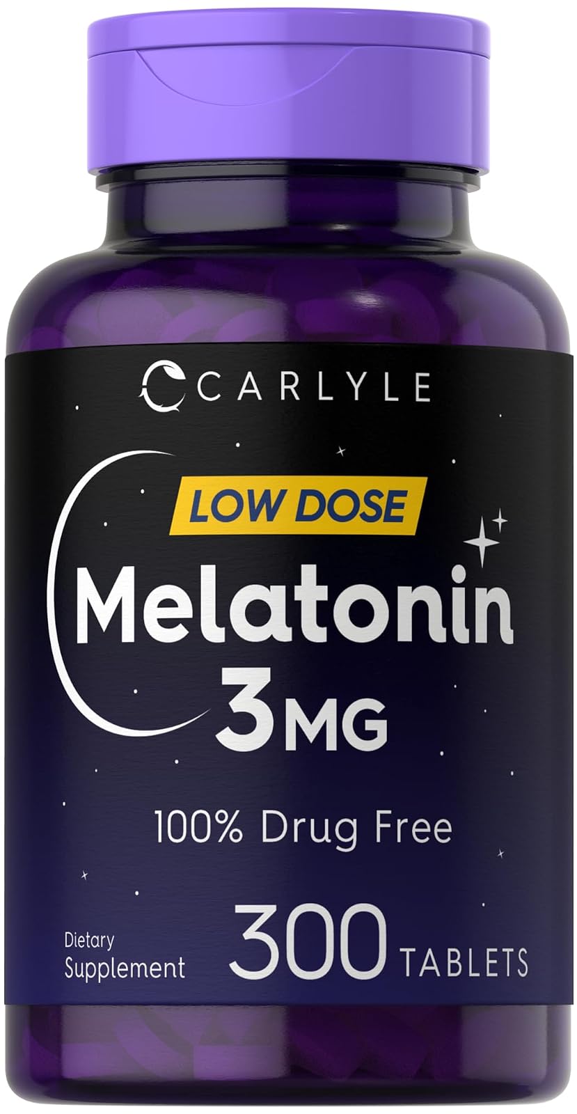 Carlyle melatonin 3 mg tablets for sleep