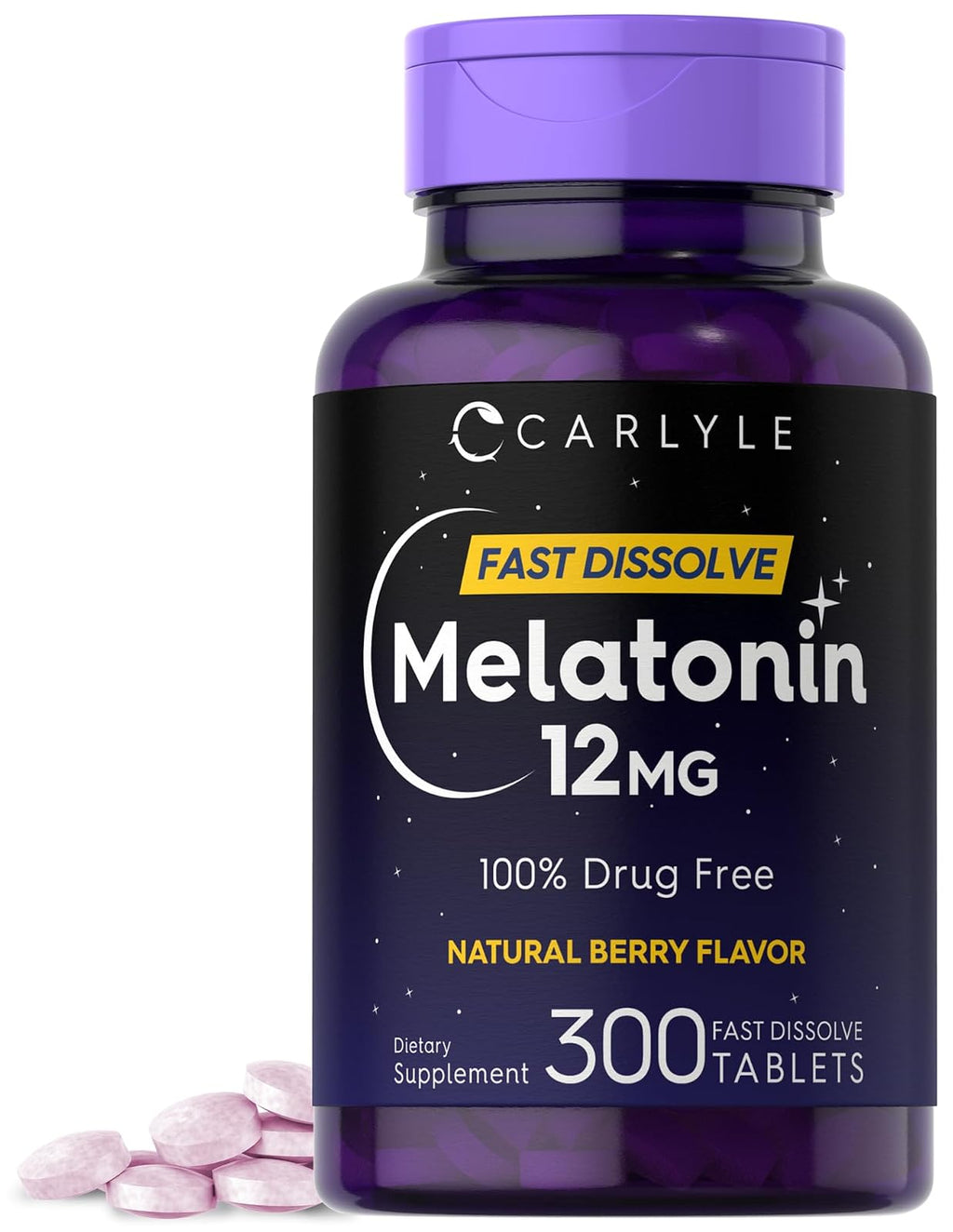 Carlyle melatonin fast dissolve tablets