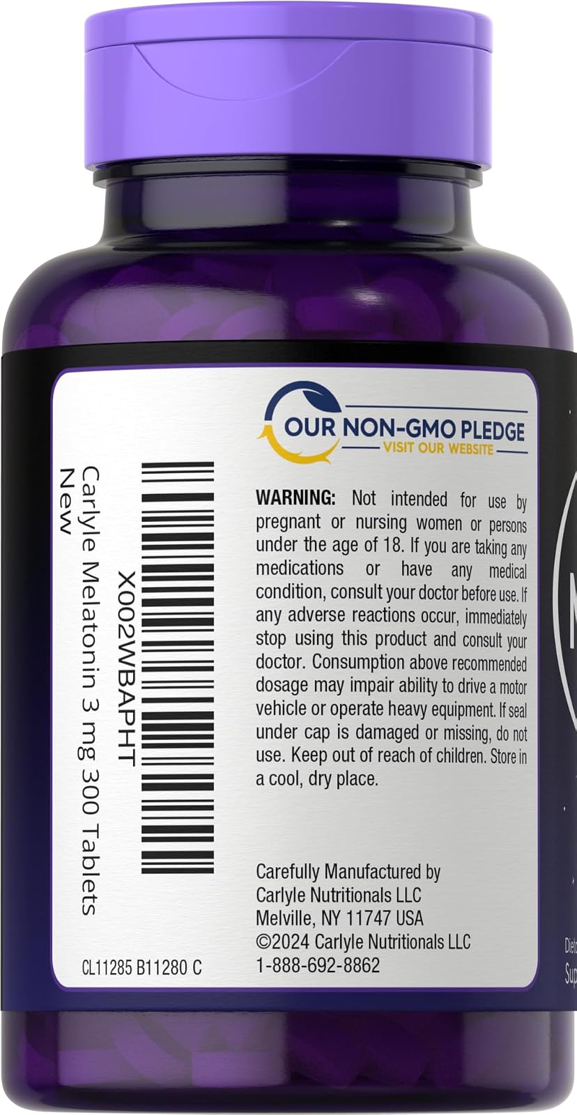 Carlyle melatonin for restful nights