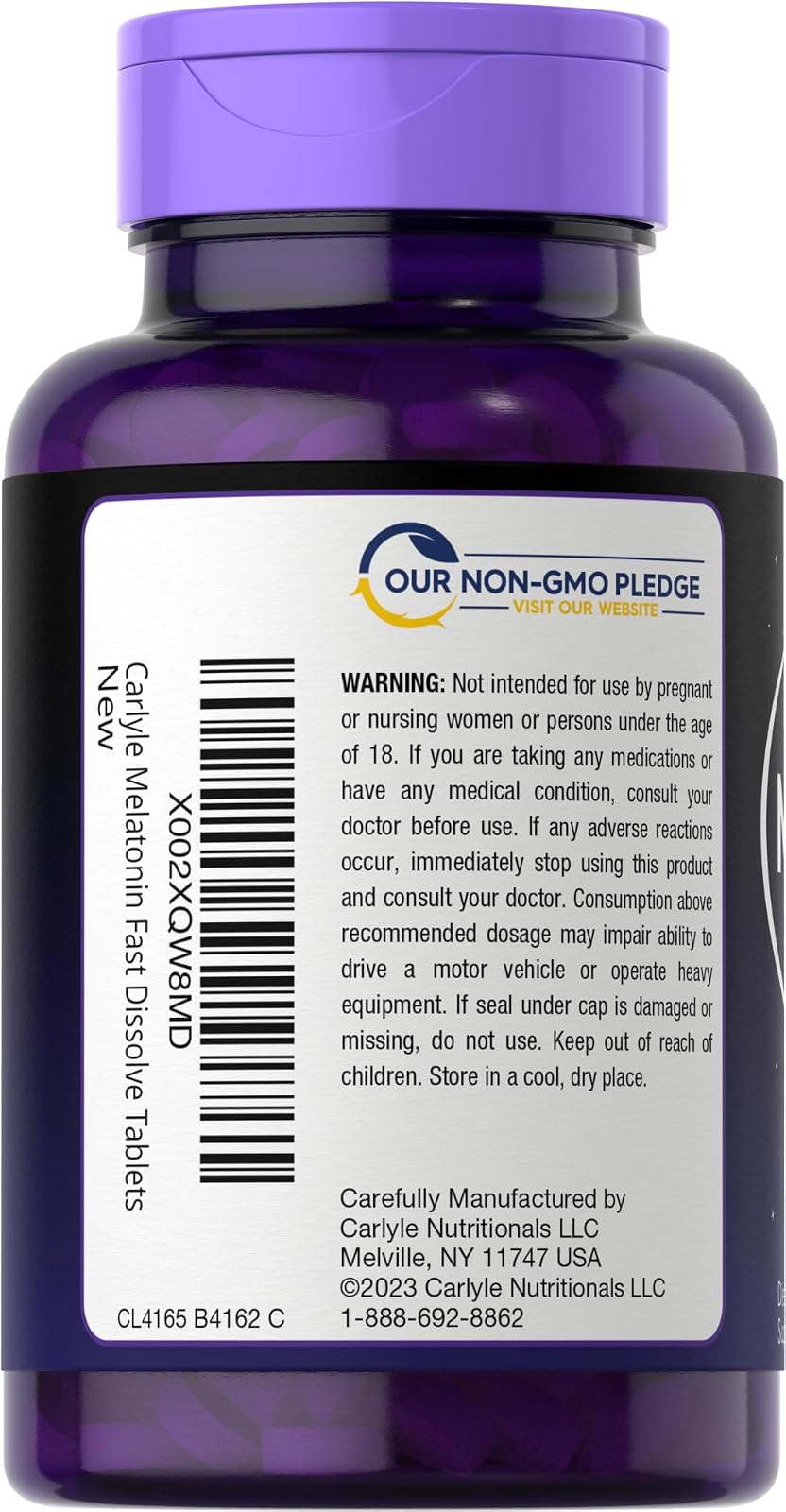 Carlyle melatonin for restful nights