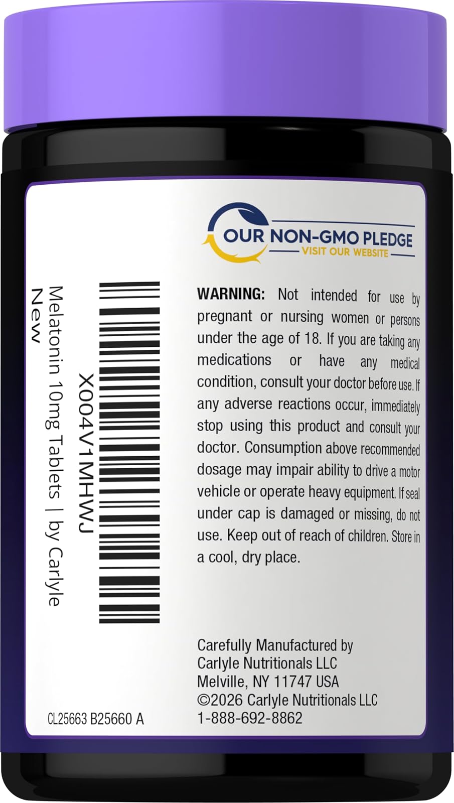 Carlyle melatonin for restful nights