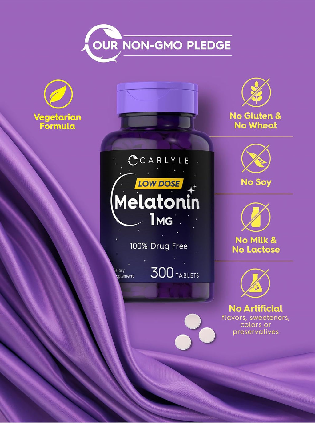 Carlyle melatonin for sleep aid