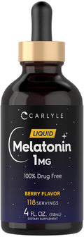 Carlyle melatonin liquid drops for sleep