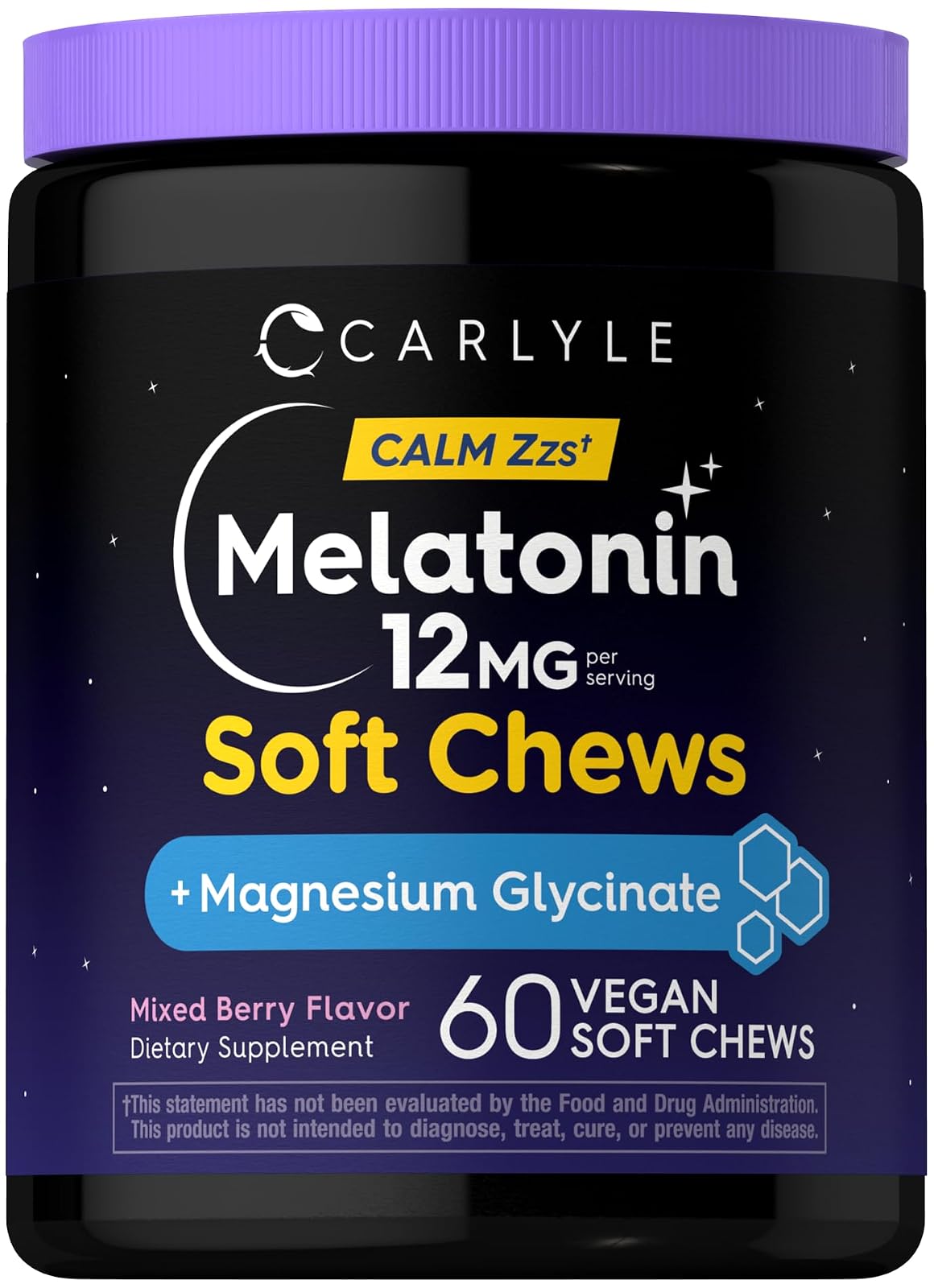Carlyle melatonin soft chews for sleep