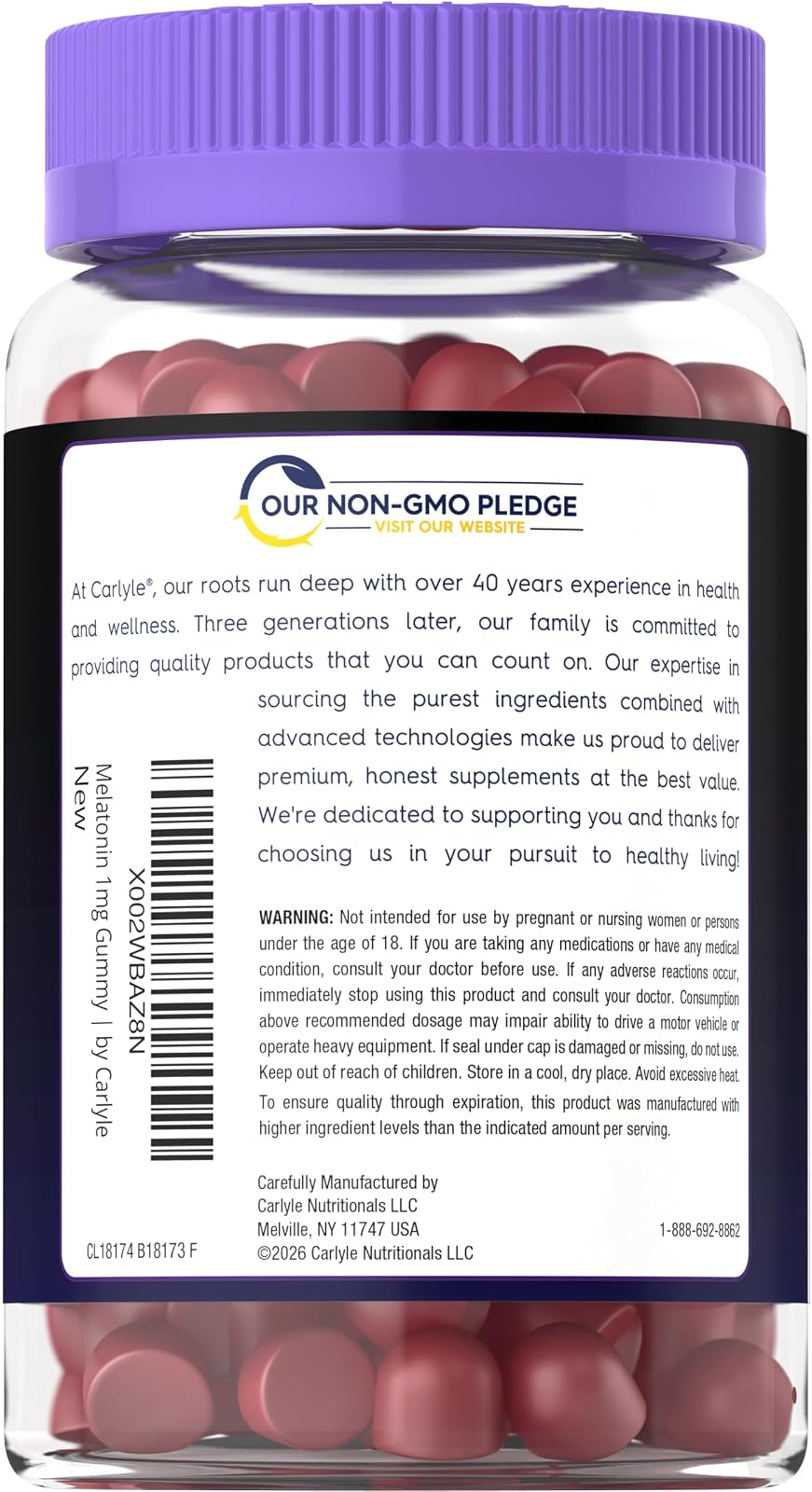Carlyle melatonin support for better nights